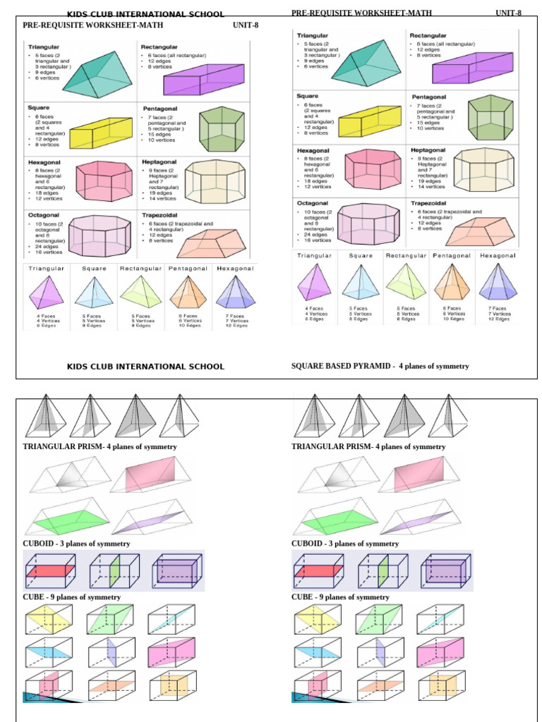 6th 3d shapes | PDF