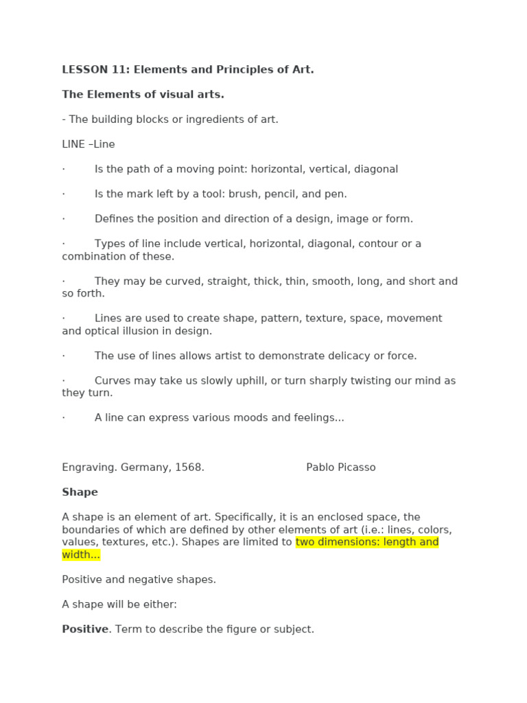 ART-APP-MIDTERM-LESSONS | PDF | Composition (Visual Arts) | Symmetry