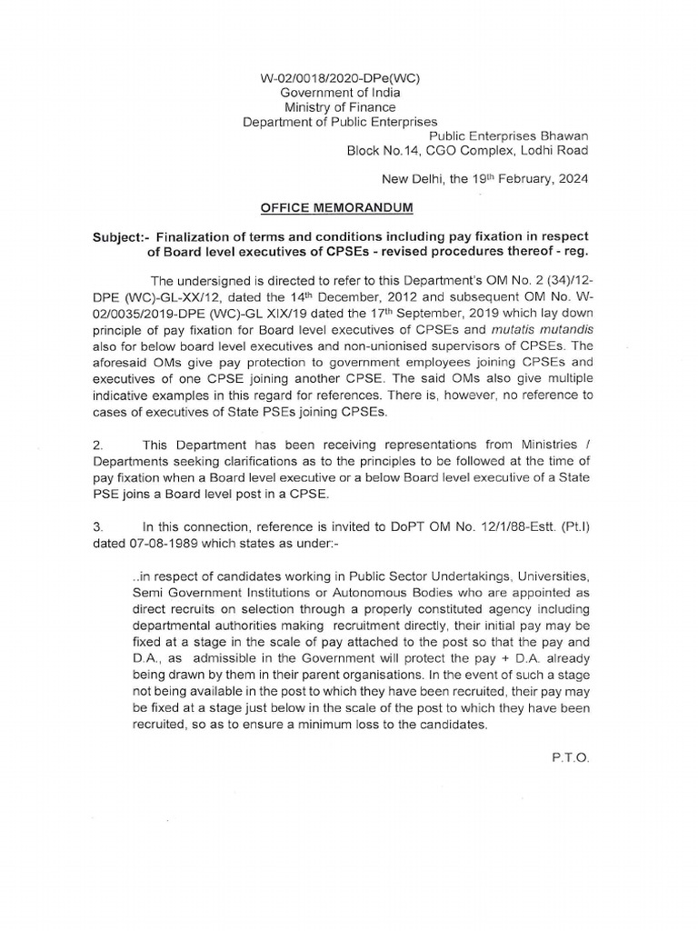 Finalization of Terms and Conditions | PDF