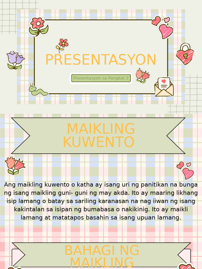 Group 2 Presentation (Maikling Kuwento) | PDF