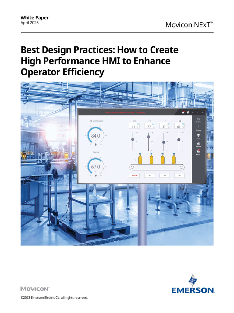 Best Practices For High Performance HMI Design White Paper ENUS 2023-03 ...