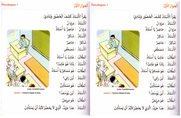 Bahasa Arab Khiwar Kelas 2 | PDF