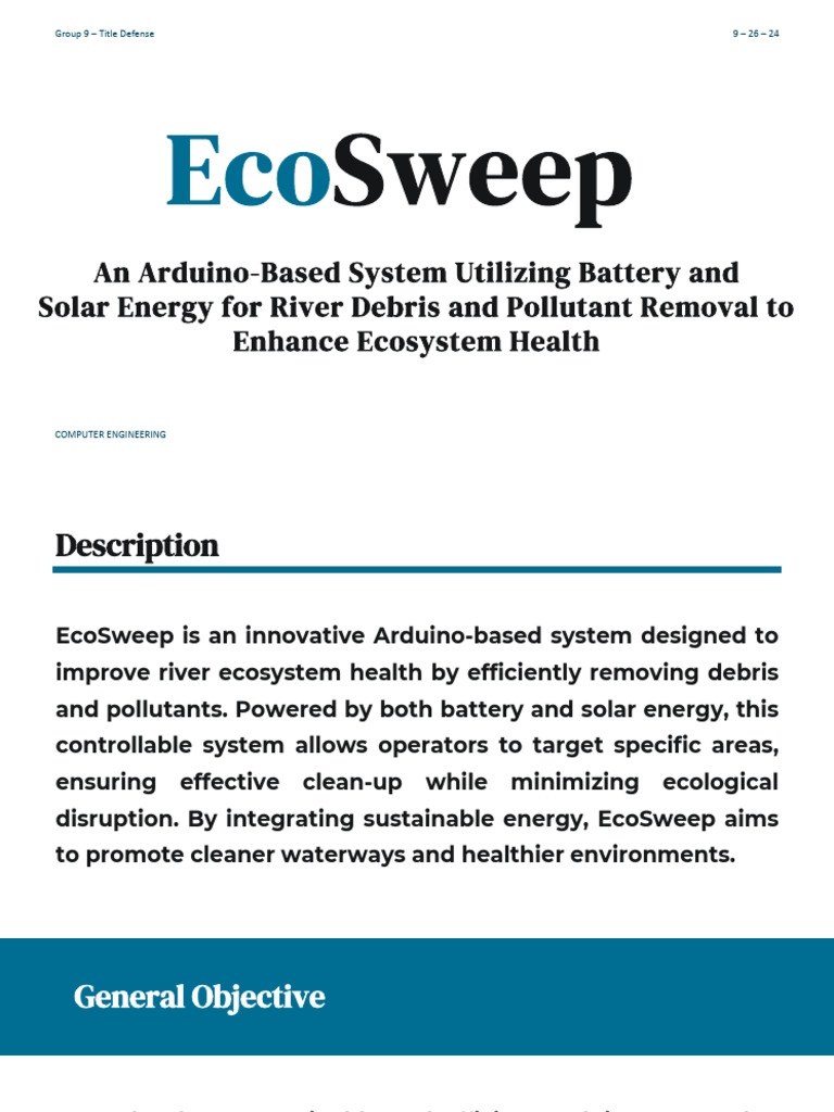 Ecosweep | PDF | Pollution | Sustainability