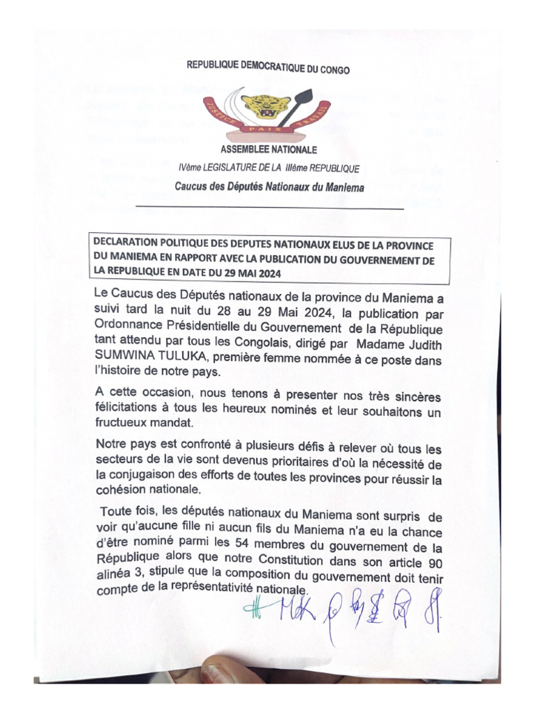 Republique Democratique Du Congo | PDF