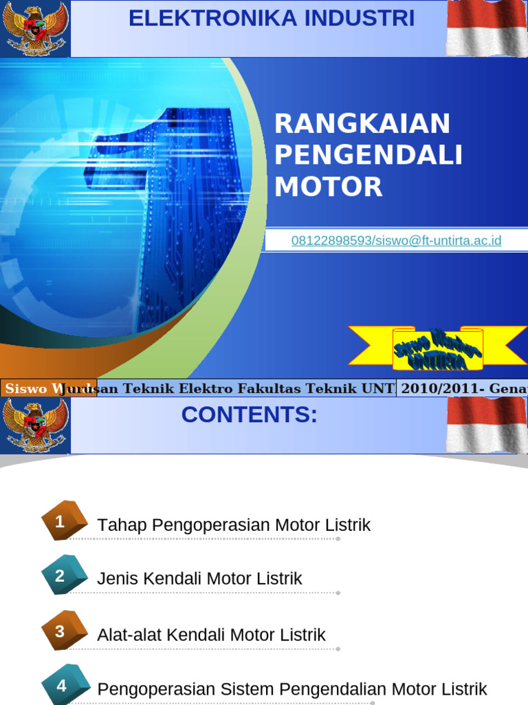 Rangkaian Pengendali Motor | PDF