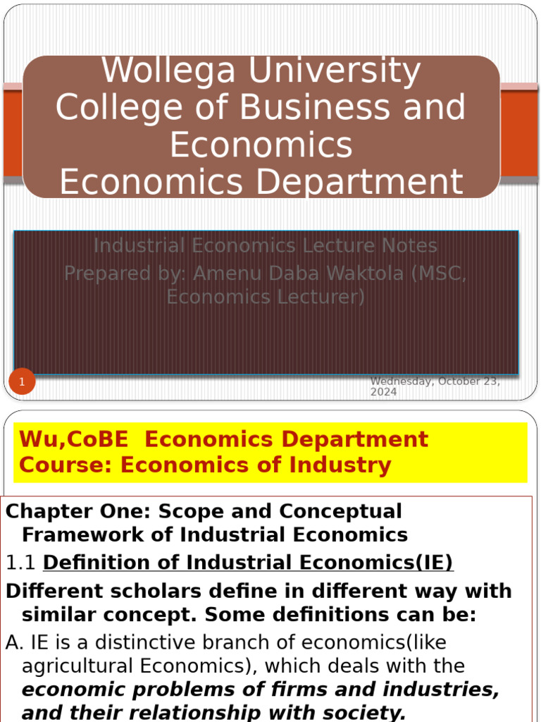 Industrail_Econ-1-1 | PDF | Financial Capital | Stocks