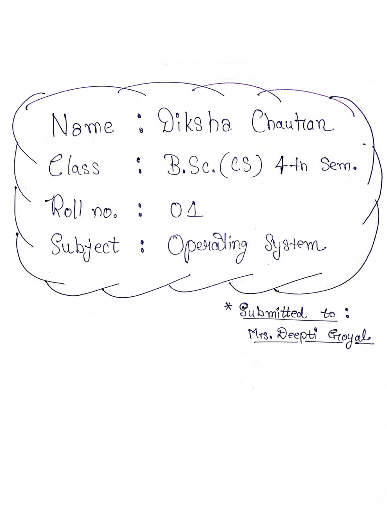 Operating system notes | PDF Operating system notes | PDF