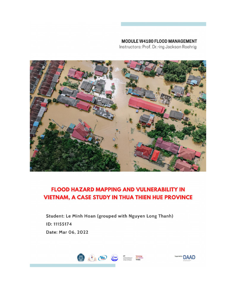 Flood Management Report 2021 Minh Hoan Le Id11155174 Flood Vulnerability Mapping | PDF | Flood ...