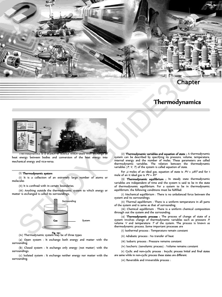 Thermodynamics: Systems and Processes | PDF | Thermodynamics | Heat