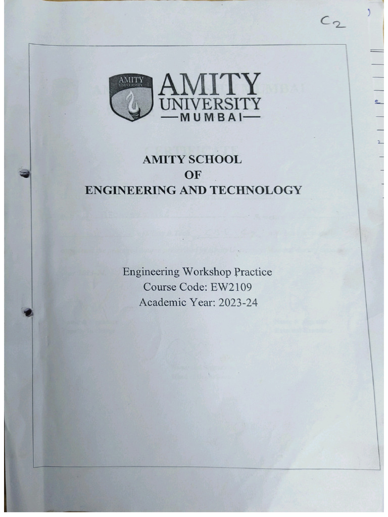 Engineering Workshop Practical PDF | PDF