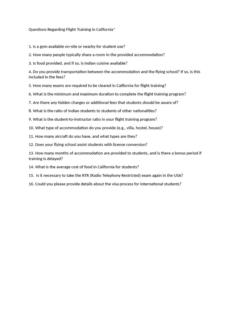 questions from Speed Jet students | PDF