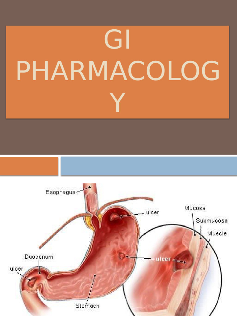 Pharmacology of GI 2nd Year Sem | PDF | Vomiting | Gastroenterology
