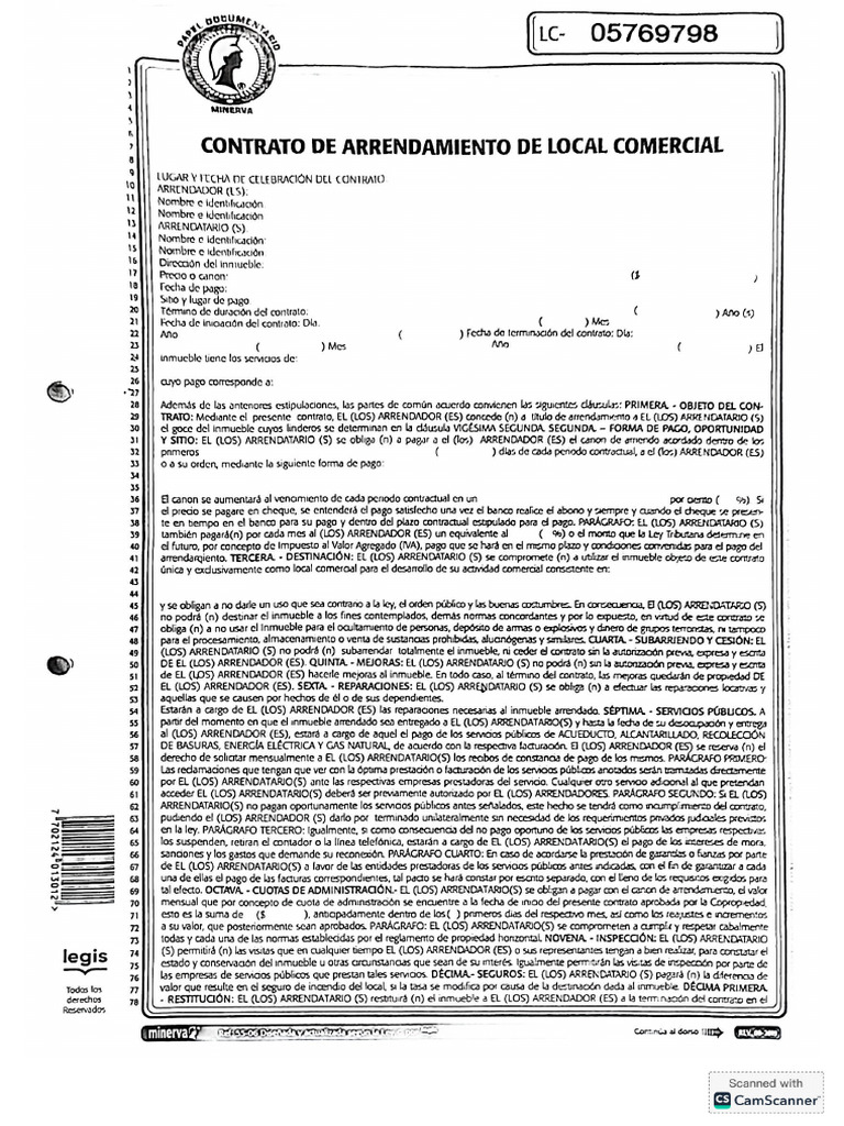 Contrato Local | PDF