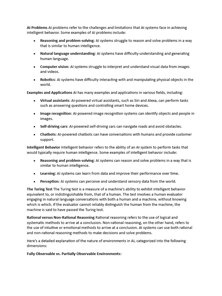 AI AND ML NOTES | PDF | Machine Learning | Artificial Neural Network