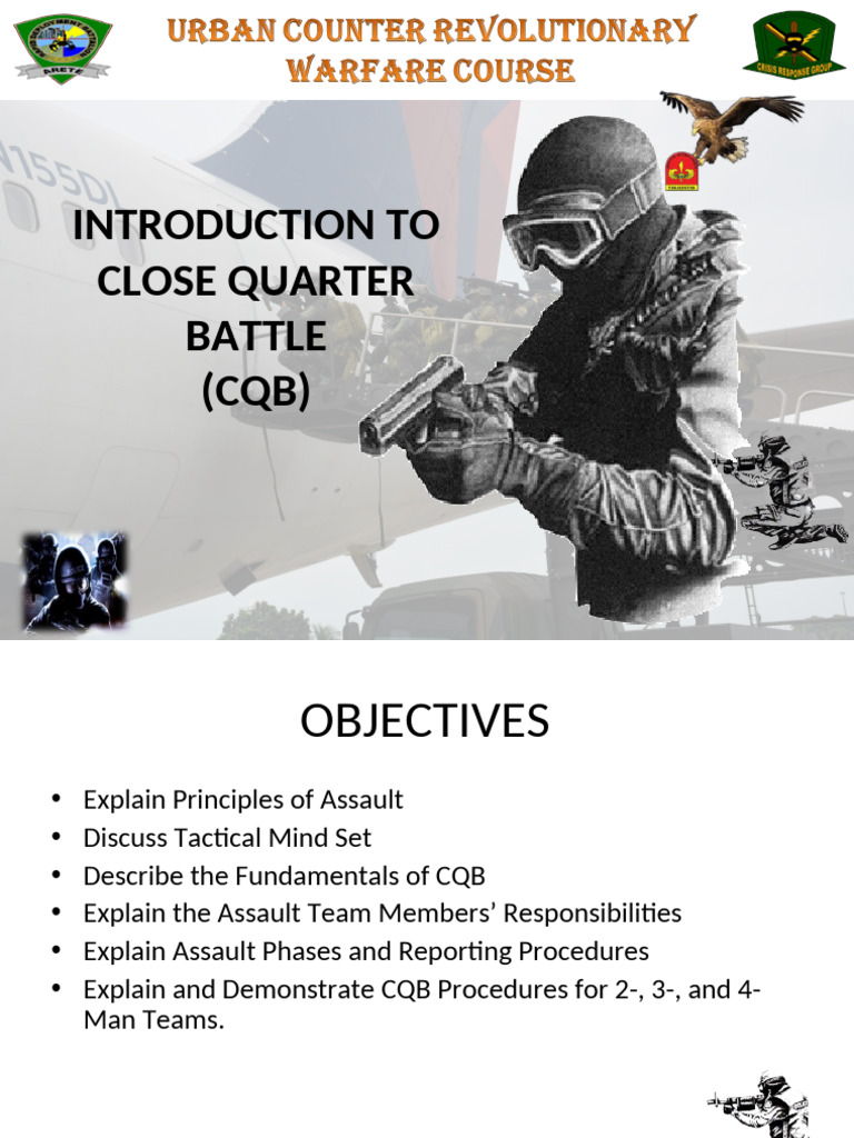 CQB Lecture Manual | PDF | Warfare | Military
