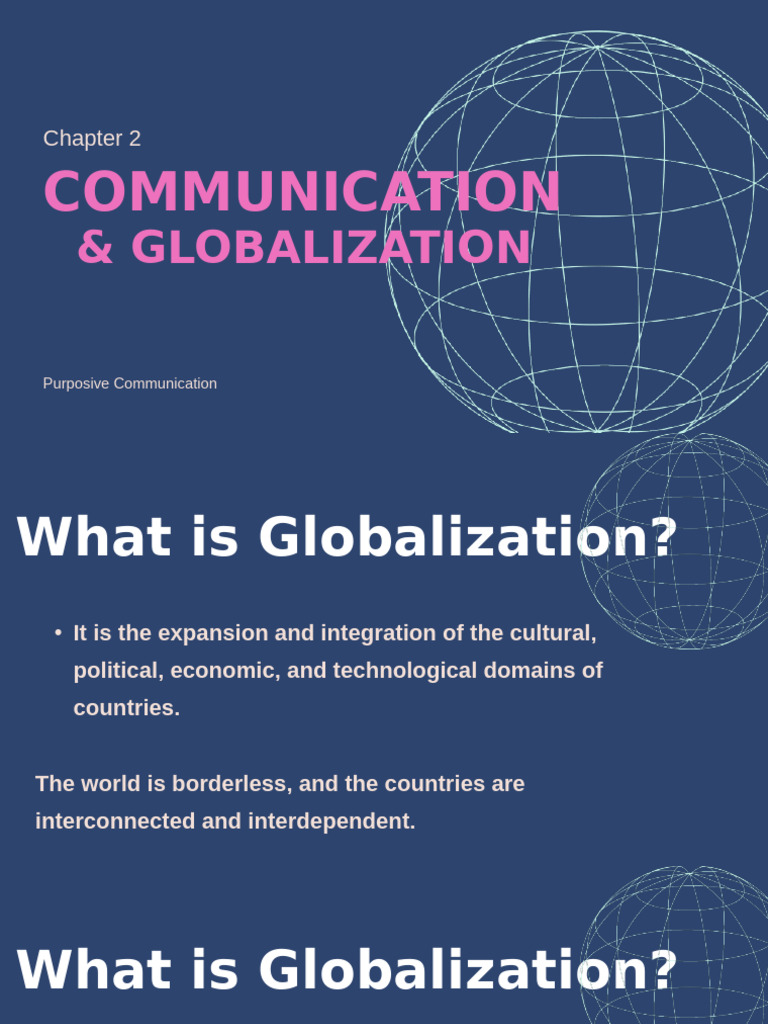 Chapter 2 Globalization and Communication | PDF | Social Media | Popular Culture & Media Studies