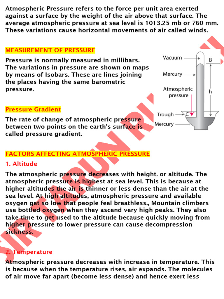 2408151108234039192atmospheric Pressure and Winds | PDF | Wound ...