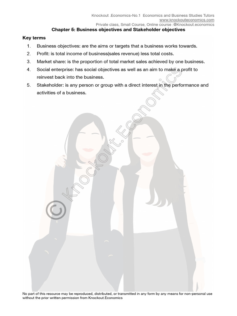 5-Business-objectives-and-Stakeholder-objectives | PDF | Dividend ...