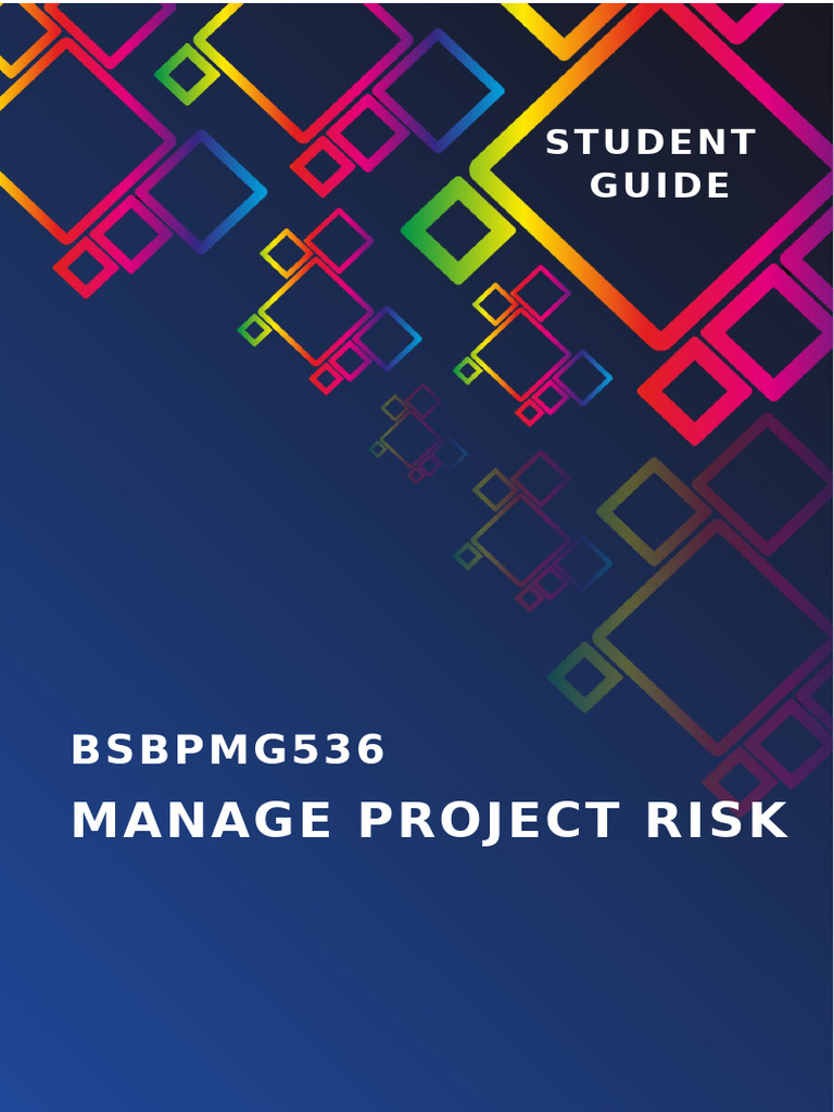 BSBPMG536 Student Guide | PDF | Risk | Risk Management