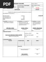 Disbursement Voucher Form (SK) | PDF | Payments | Bookkeeping
