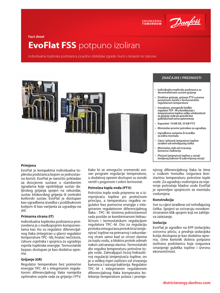 EVOFLAT Tehnicki List | PDF