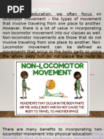Locomotor Skills, Non-Locomotor Skills, Manipulative Movements | PDF ...