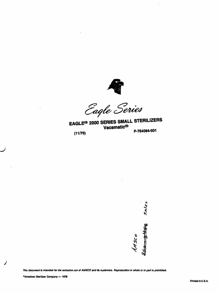 Amasco | PDF | Sterilization (Microbiology) | Door