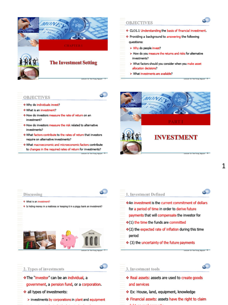 Investment Fundamentals: Chapter 1 Overview | PDF | Investing | Stocks