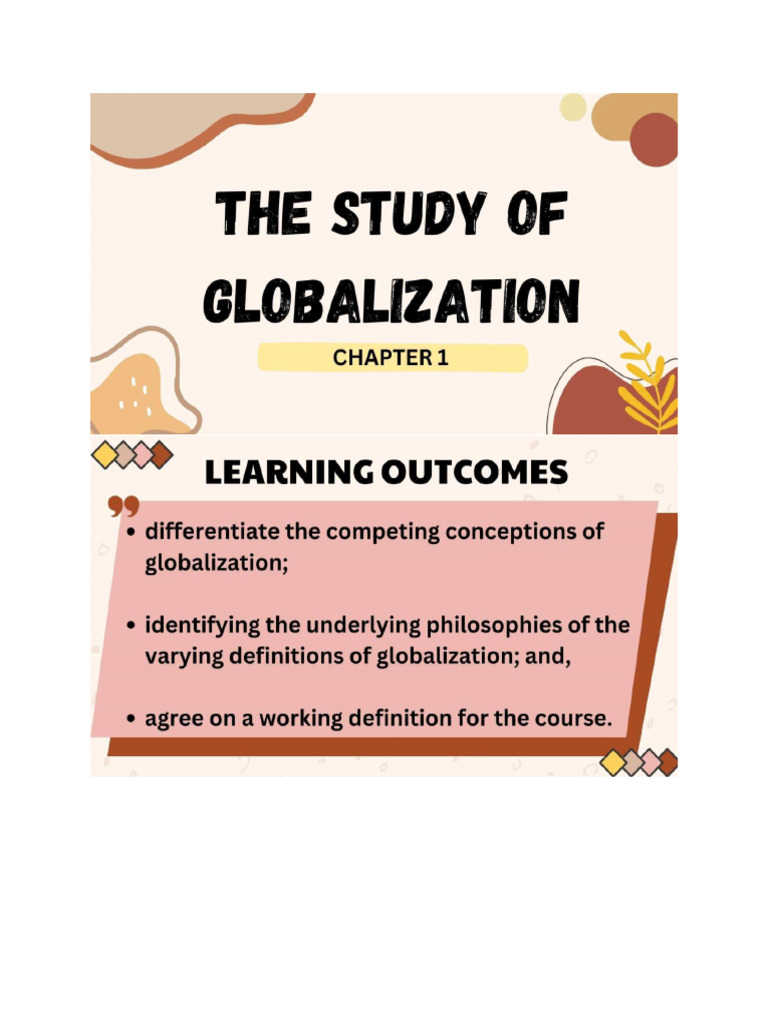 Study of Globalization | PDF