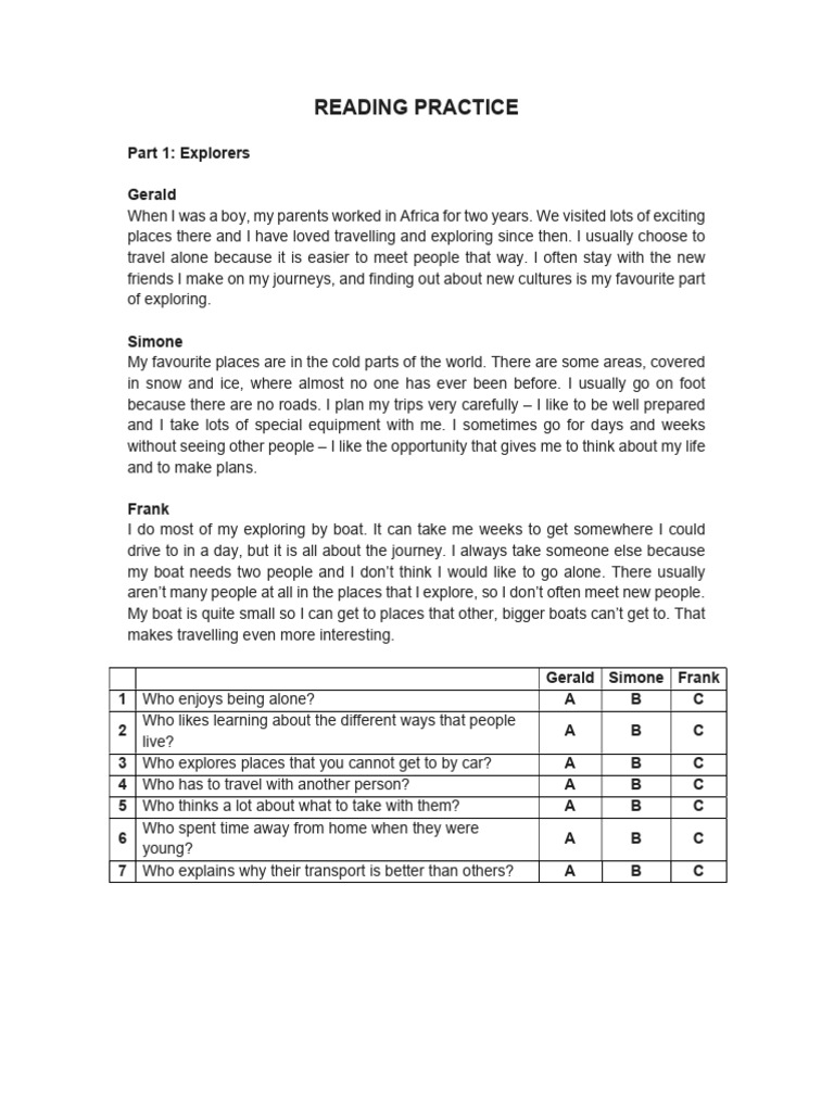reading unit 7 | PDF