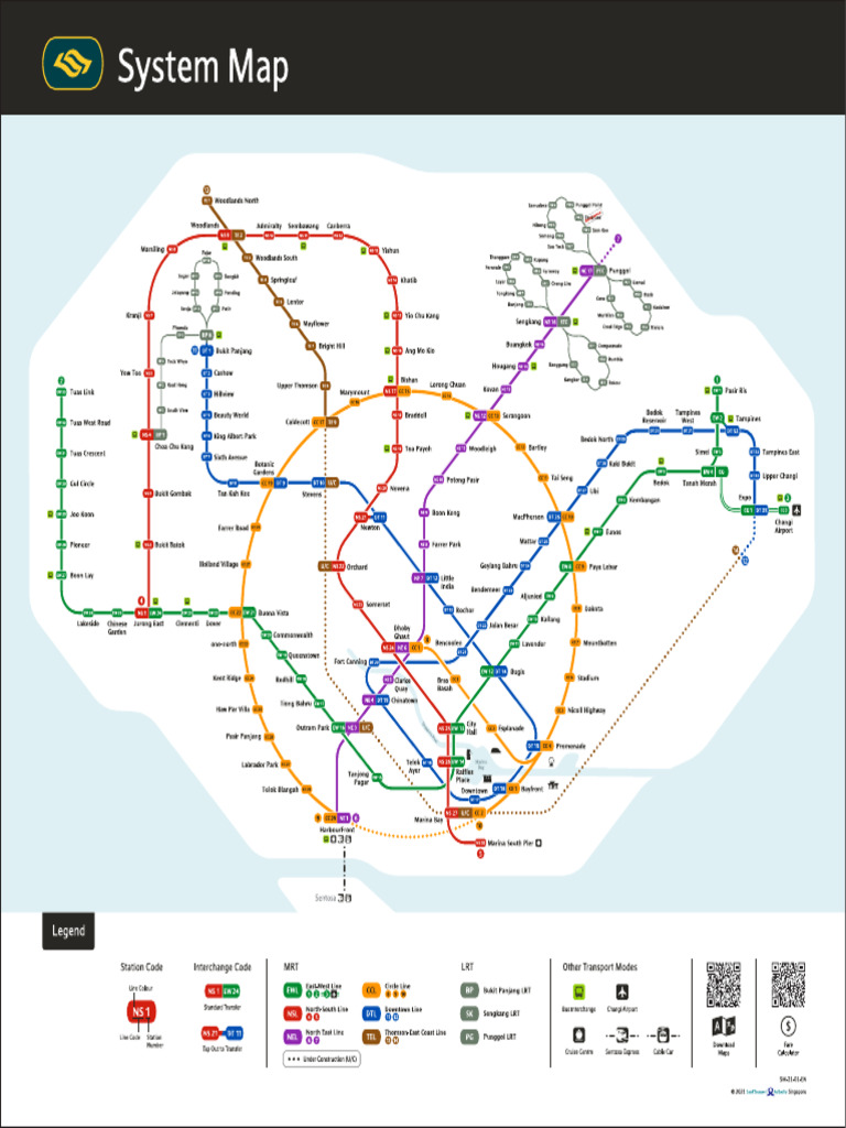 Singapore Mrt Map | PDF