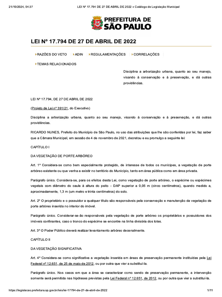 Lei 17794 Overview and Implications | PDF