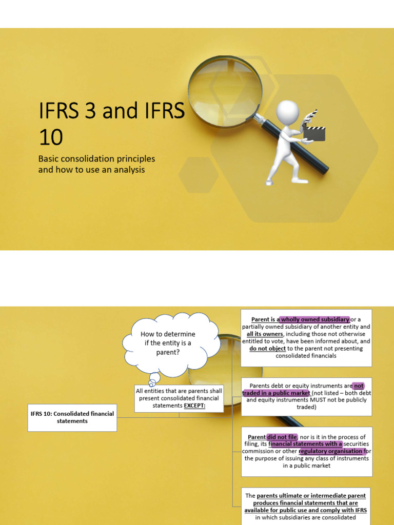IFRS 3 and IFRS 10 Basic Consolidation Procedures | PDF | International ...