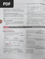 Relations and Functions PYQ | PDF