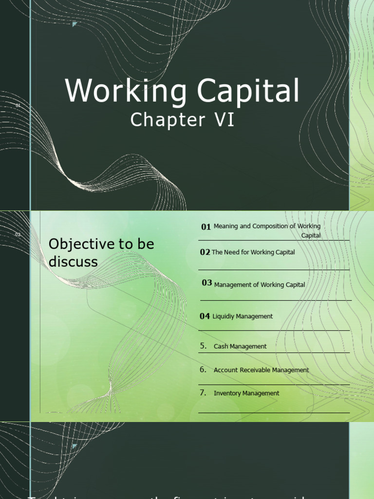 Chapter6 - WORKING CAPITAL | PDF | Working Capital | Inventory