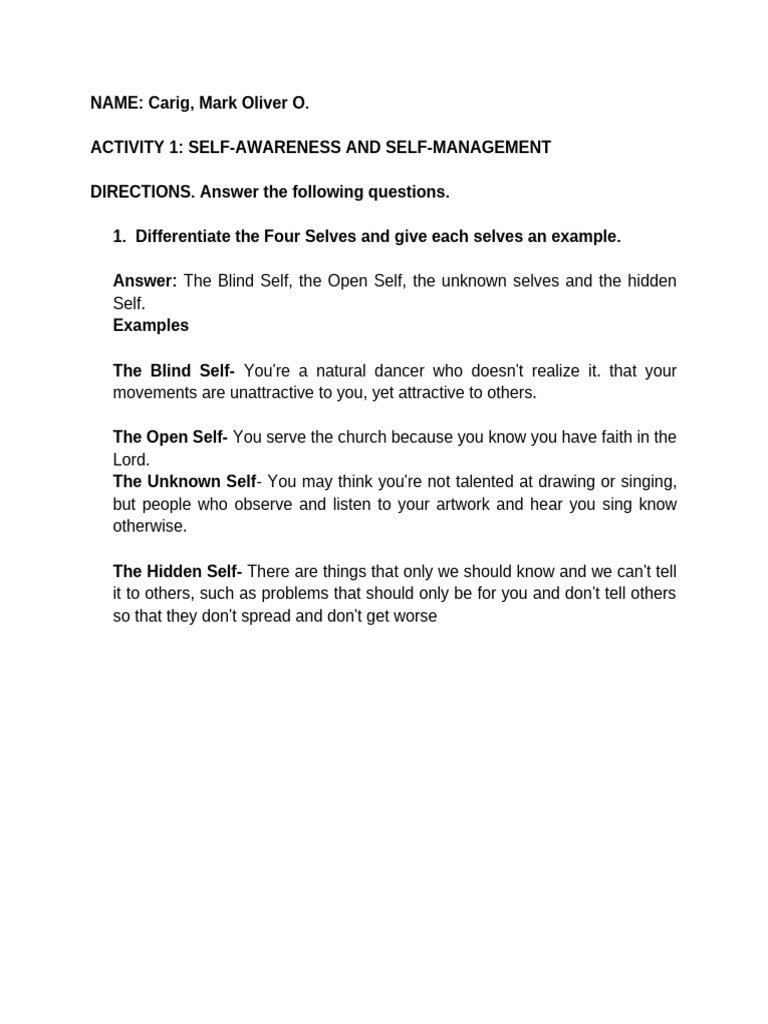 NSTP Activity 1(1) | PDF