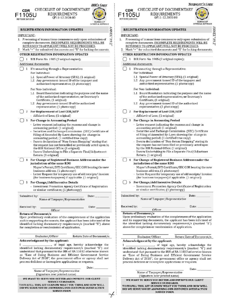Bir F1105u | PDF