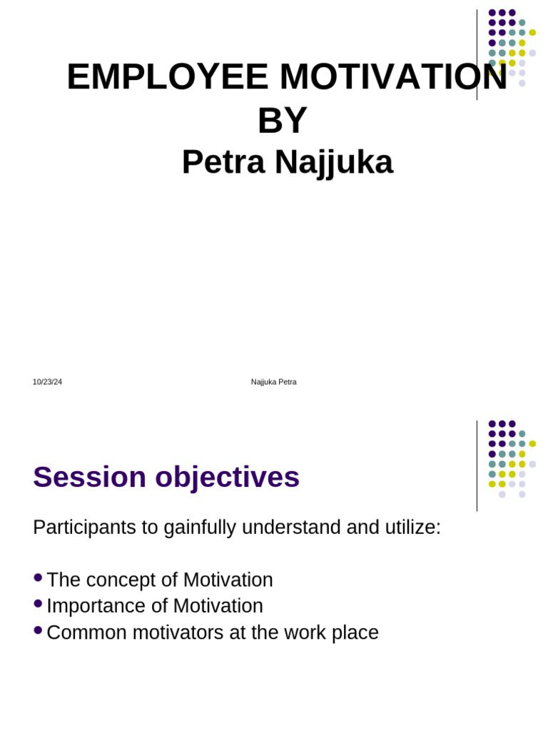 Motivation and Performance Management | PDF | Motivation | Motivational