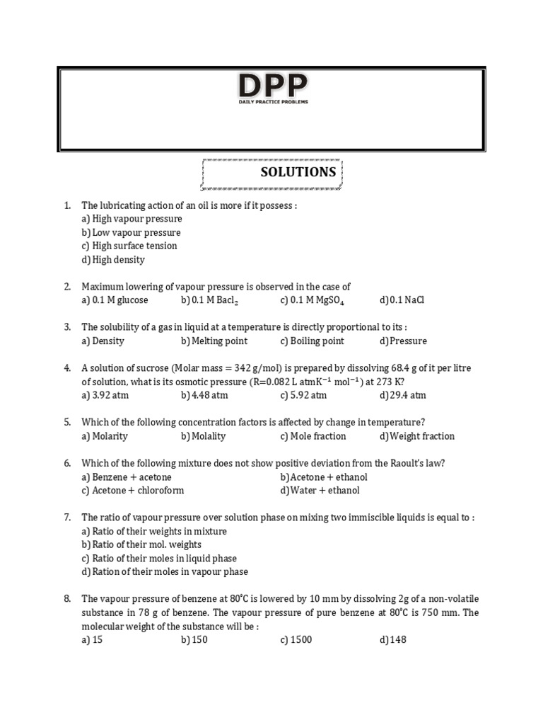 solution 45 | PDF | Water | Mole (Unit)