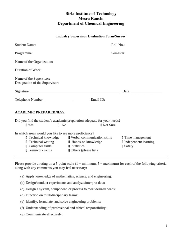 02 Feedback From Supervisor | PDF | Engineering | Communication