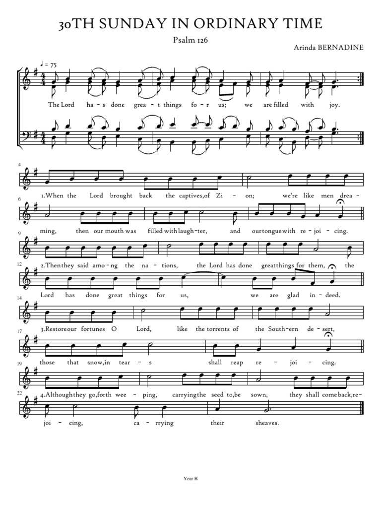 30th Sunday in Ordinary Time | PDF | Christian Worship And Liturgy