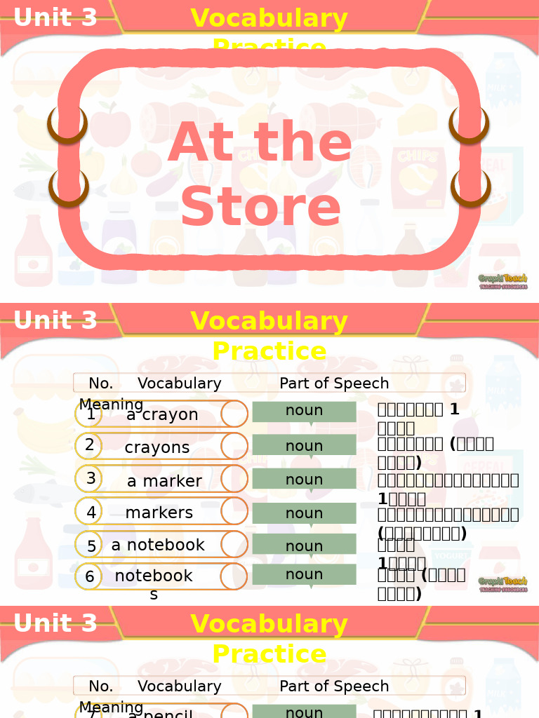 A Unit 3 VocabularyList | PDF