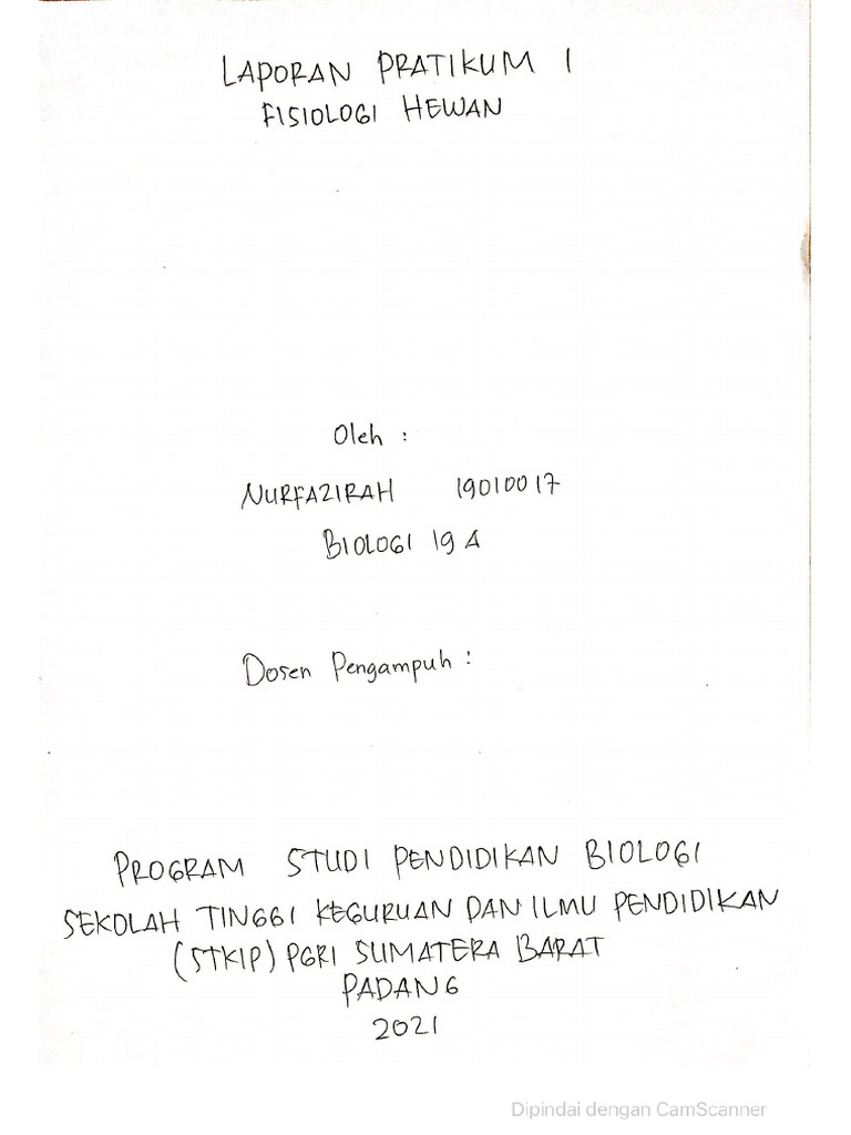 Nurfazirah 19010017 Laprak Fiswan 1 | PDF