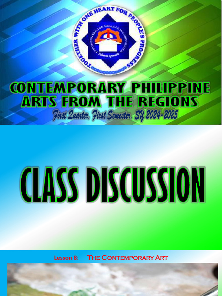 CPAR - CLASS-DISCUSSION - Lesson 8 | PDF | Contemporary Art | Liberal ...