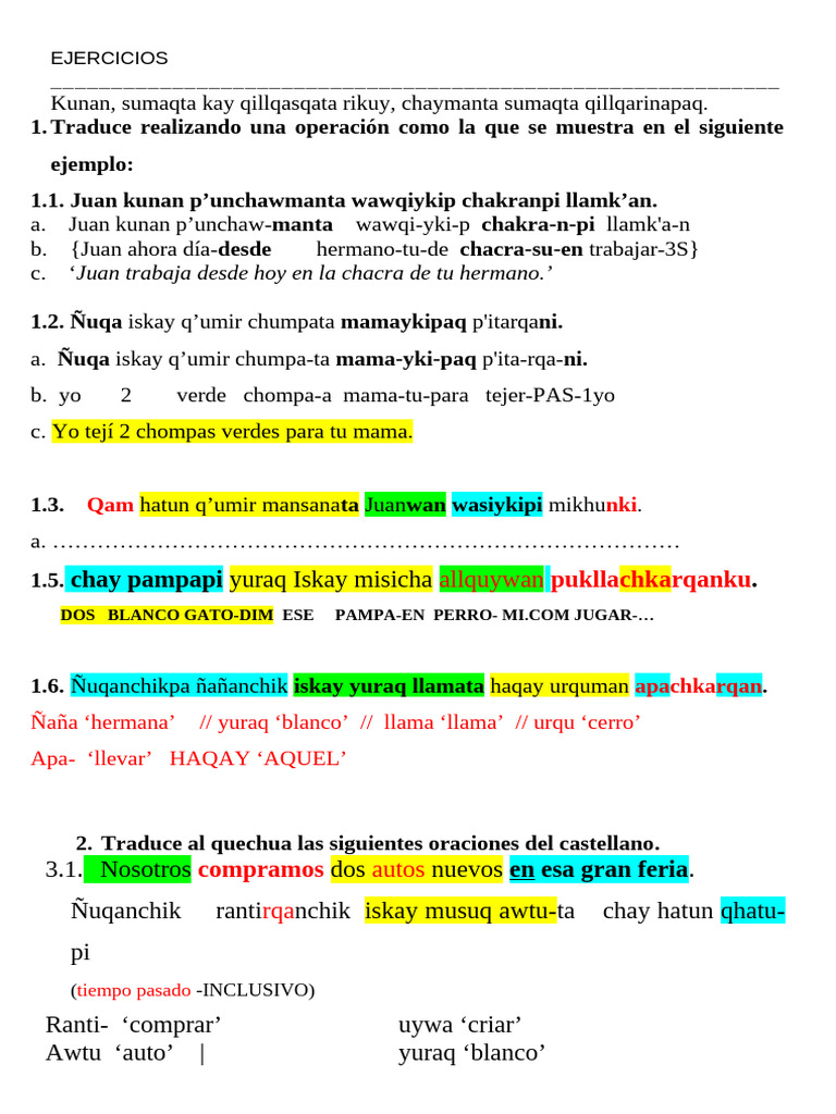 Ejercicios - Pre Examen | PDF