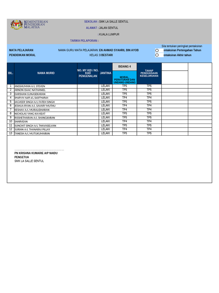 3 Bestari - 3 Cekal Moral | PDF