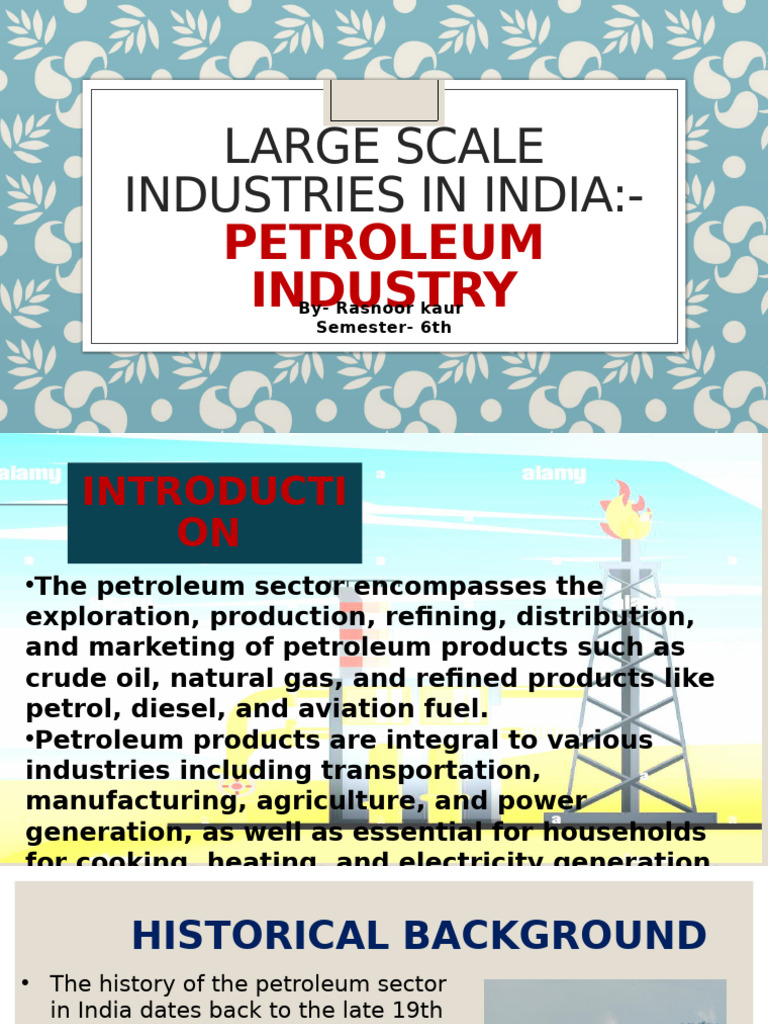 Economics Petroleum Presentation | PDF | Petroleum | Oil Refinery