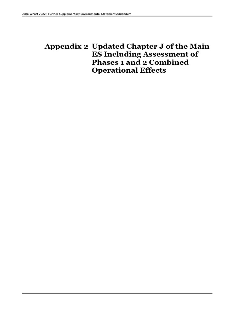 Es Addendum Appendix 2 Chapter J Socio-Economic-1917998 | PDF | Policy | Infrastructure