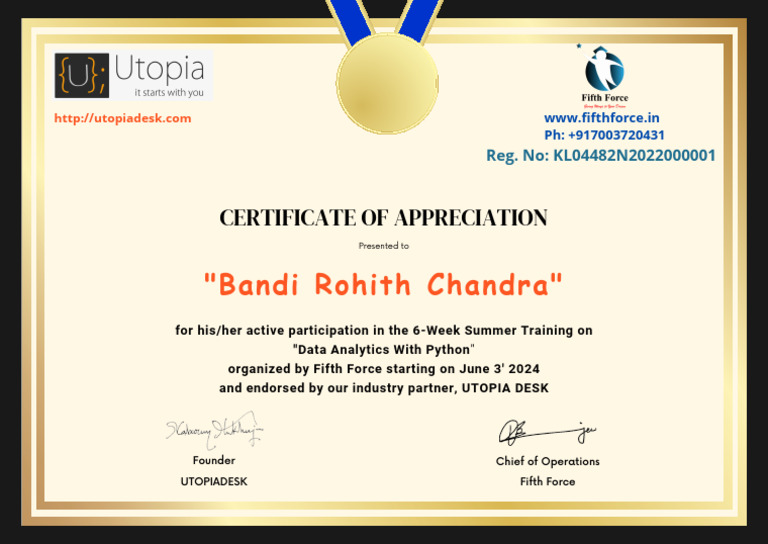 Bandi Rohith Chandra | PDF