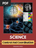 Control & Coordination Notes | PDF | Nervous System | Brain